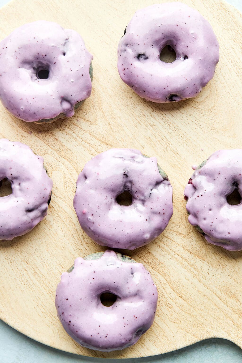 Wild Blueberry Cake Donuts | Kelly Neil