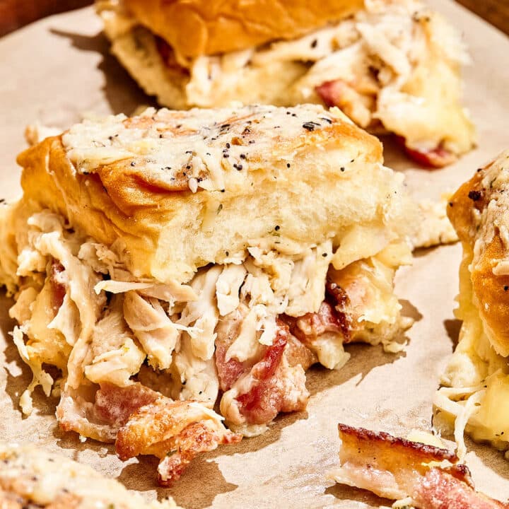 Chicken Bacon Ranch Sliders | Kelly Neil