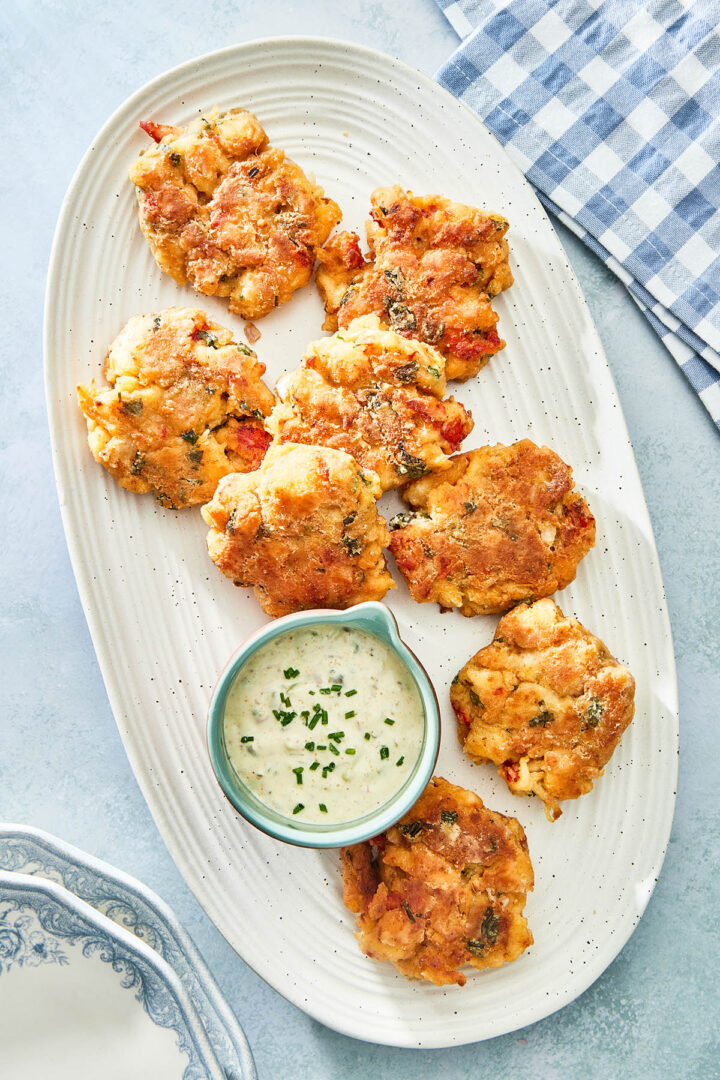 Lobster Cakes With Basil | Kelly Neil