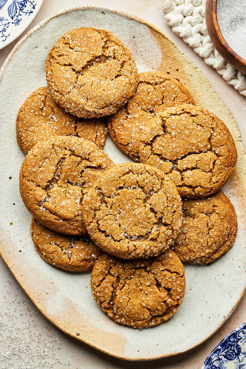 Ginger Sparklers (Old-Fashioned Ginger Cookies) | Kelly Neil